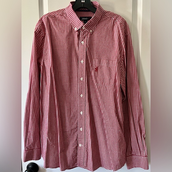 Shirts | Mens Red Checkered Casual Button Down Shirt | Poshmark